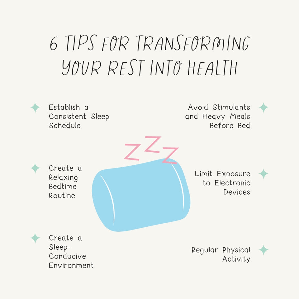 6 Tips Transforming Your Rest Into Health Instagram Post Canva Templat ...