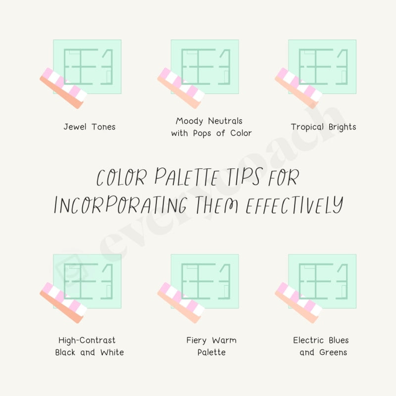 Color Palette Tips For Incorporating Them Effectively Instagram Post C ...