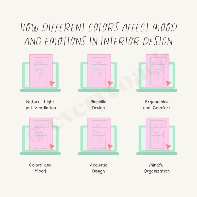 How Different Colors Affect Mood And Emotions In Interior Design Insta ...
