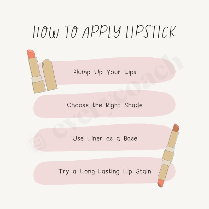 How To Apply Lipstick Instagram Post Canva Template – everycoach