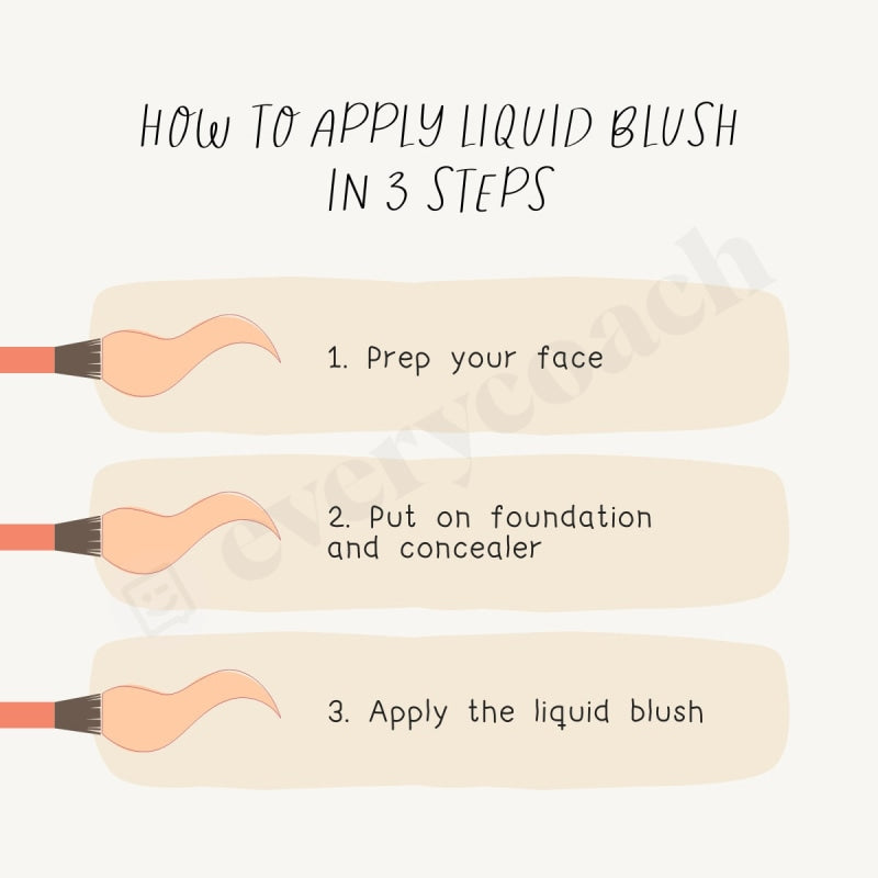 How To Apply Liquid Blush In 3 Steps Instagram Post Canva Template ...