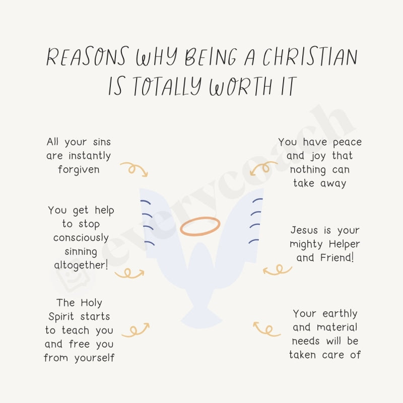 Reasons Why Being A Christian Is Totally Worth It Instagram Post Canva ...