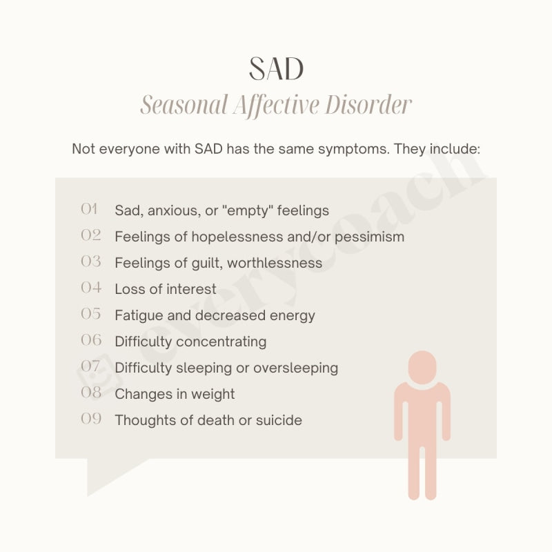 Sad Seasonal Affective Disorder Instagram Post Canva Template – everycoach