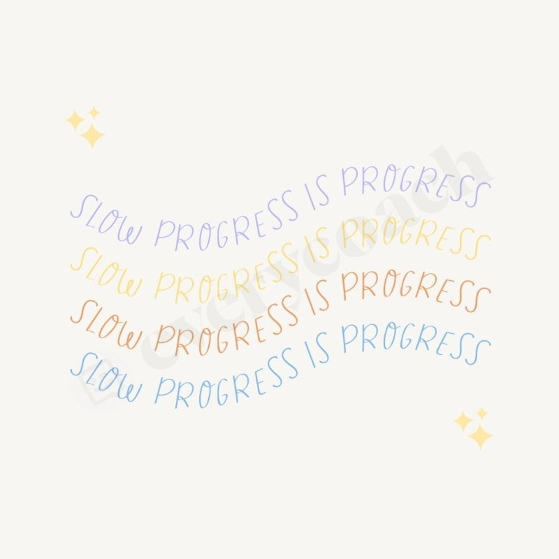 Slow Progress Is Progress Instagram Post Canva Template – everycoach