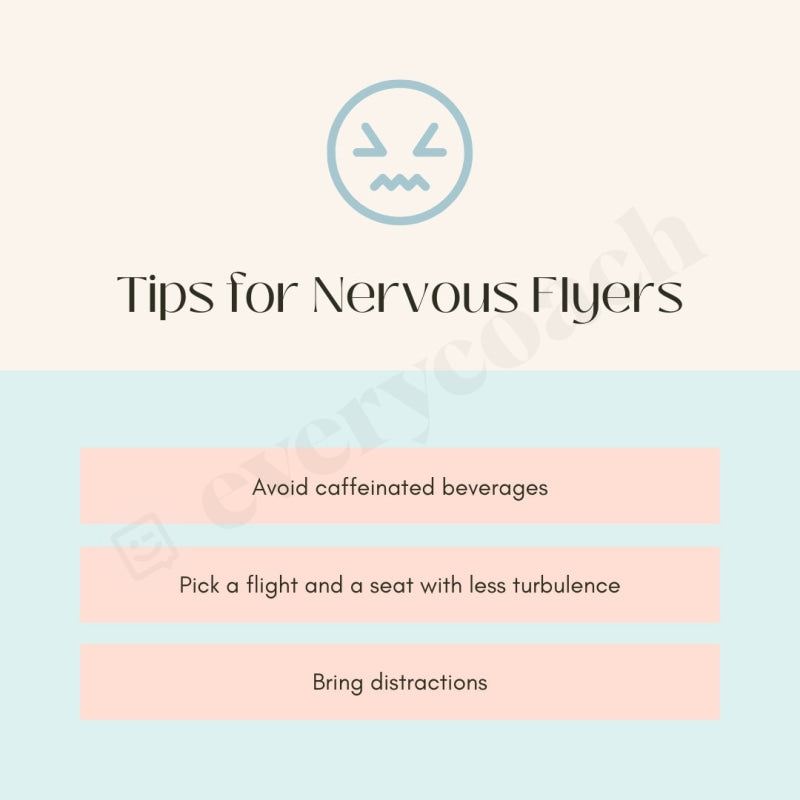 Tips for Nervous Flyers Instagram Post Canva Template – everycoach