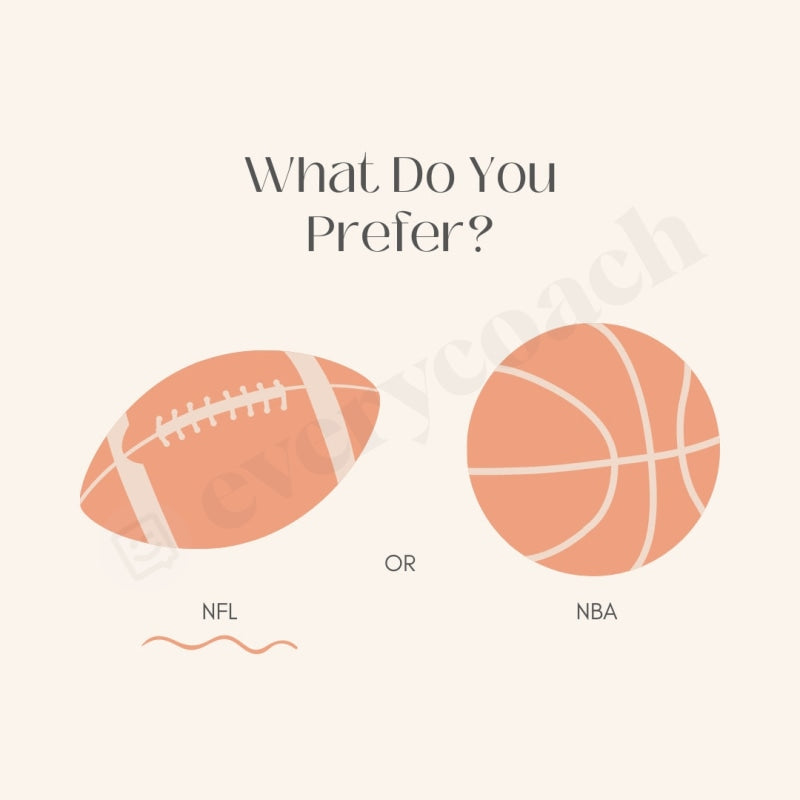 What Do You Prefer? Instagram Post Canva Template – everycoach