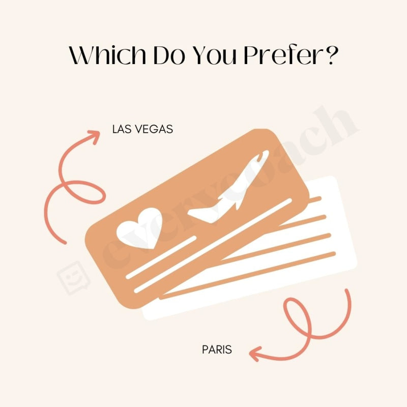 Which Do You Prefer? Instagram Post Canva Template – everycoach